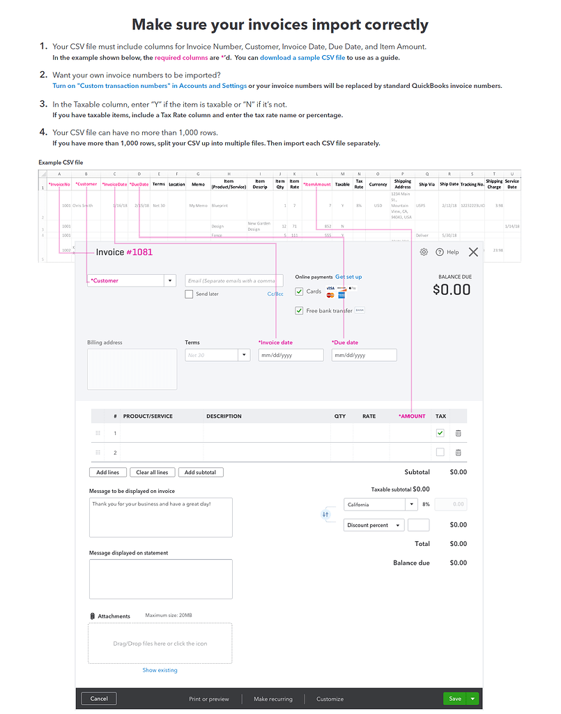Export Invoices to Excel for Import into Quickbooks - Feedback ... Export Invoices to Excel for Import into Quickbooks - Feedback ...